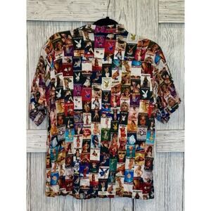 PacSun | Shirts | Vintage Playboy Shirt Centerfold Magazine Covers 9s ...